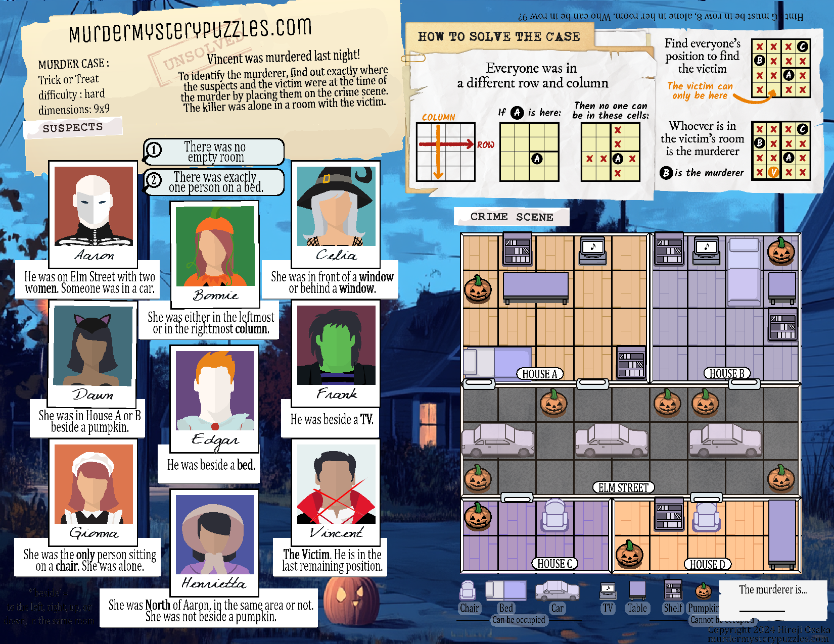 Trick or Treat (reedited) - Murder Mystery Puzzles